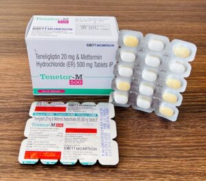 Teneligliptin 20mg & Metformin Hydrochloride (ER) 500mg Tablets IP ...